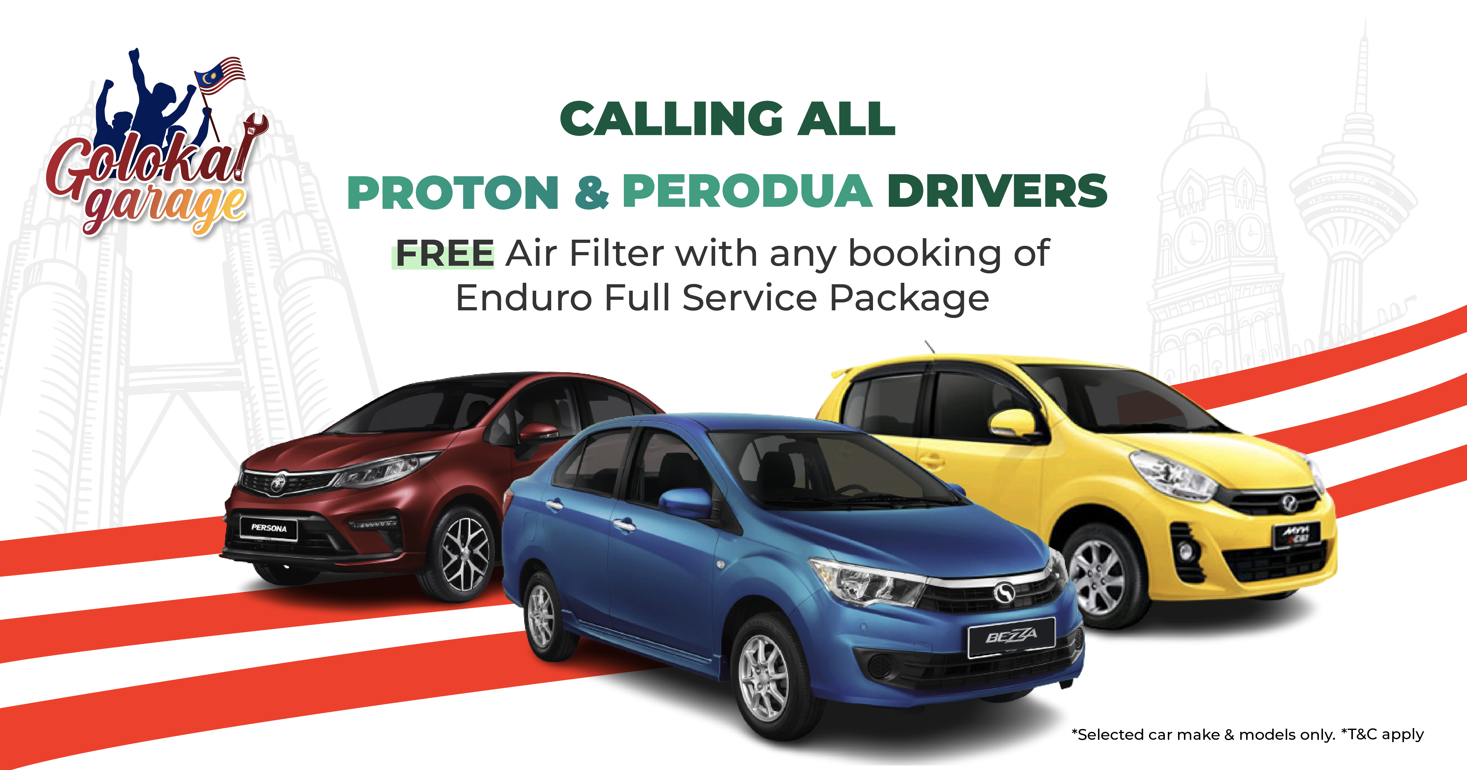 GoLokal with GoCar Garage! Get FREE Air Filter From Our Merdeka Promo ...